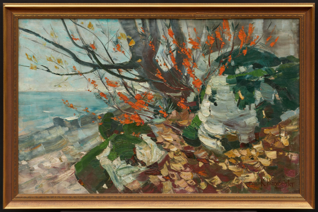 Modern, Post War & Contemporary, Evening Sale | Karl Hagemeister-Stürmische Küstenlandschaft mit ...